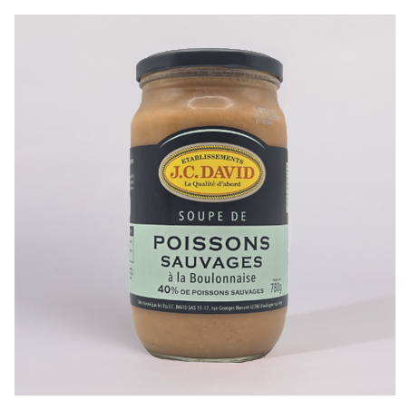 Soupe de poissons sauvages à la Boulonnaise - J.C David - 780g